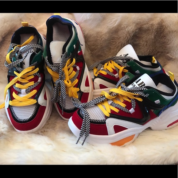 ABO | Shoes | Super Colorful Comfy Unisex Athletic Shoes | Poshmark